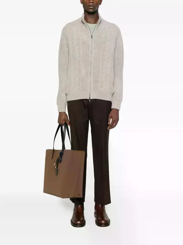 Tagliatore Cable-knit Cardigan