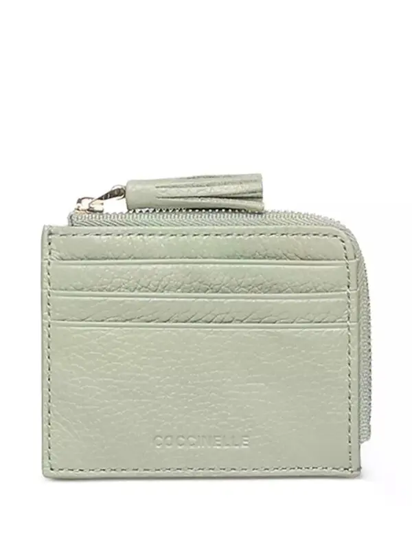 COCCINELLE Zip Cardholder Wallet - Green