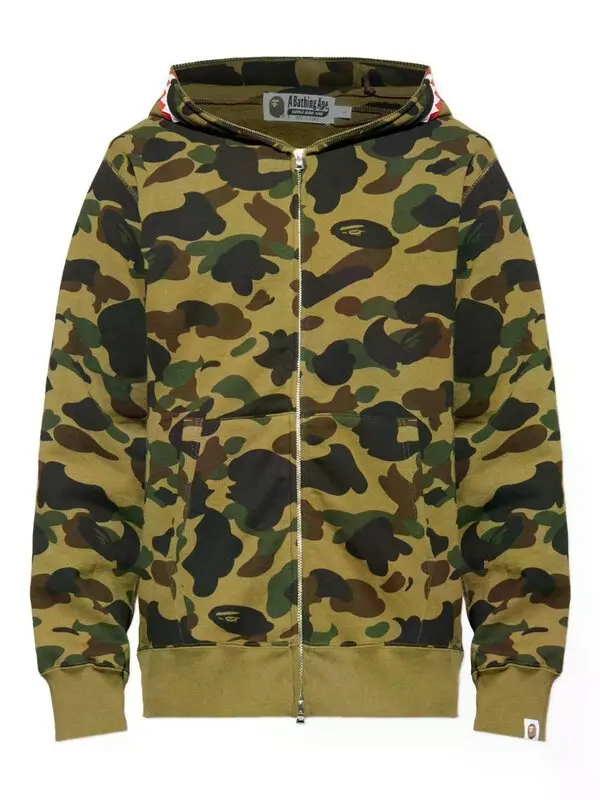 A BATHING APE® 1st Camo Shark Zip Hoodie