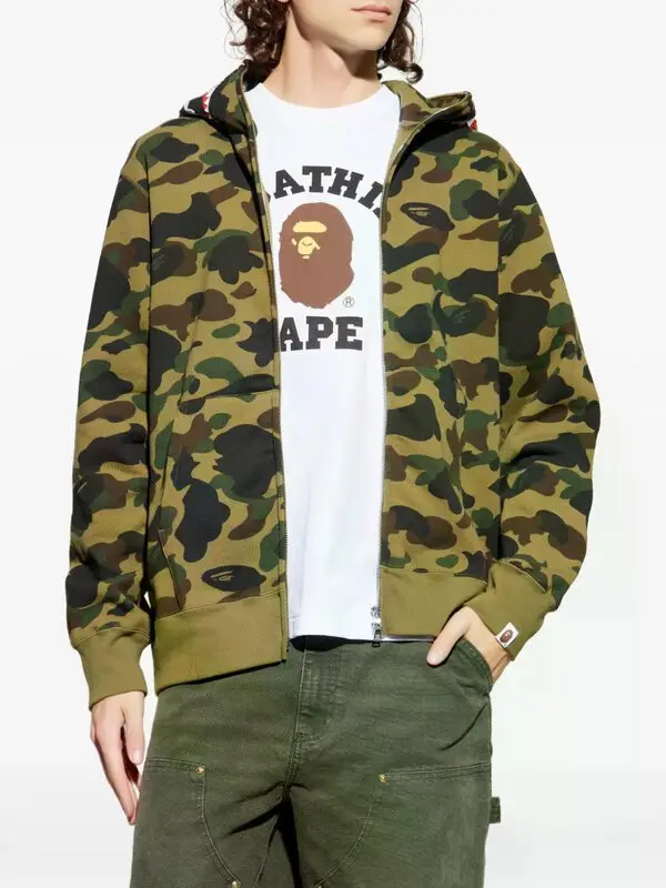 A BATHING APE® 1st Camo Shark Zip Hoodie