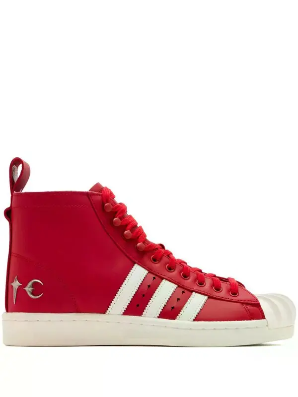 Adidas High-top Leather Sneakers