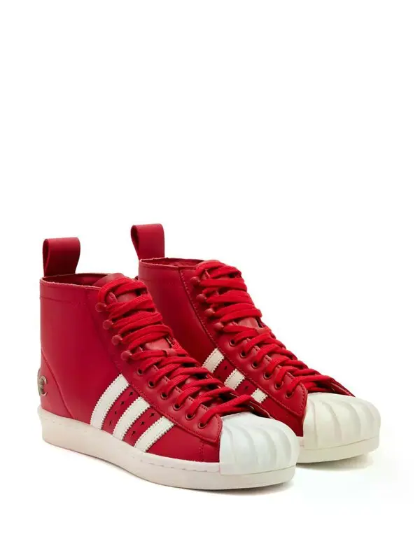 Adidas High-top Leather Sneakers