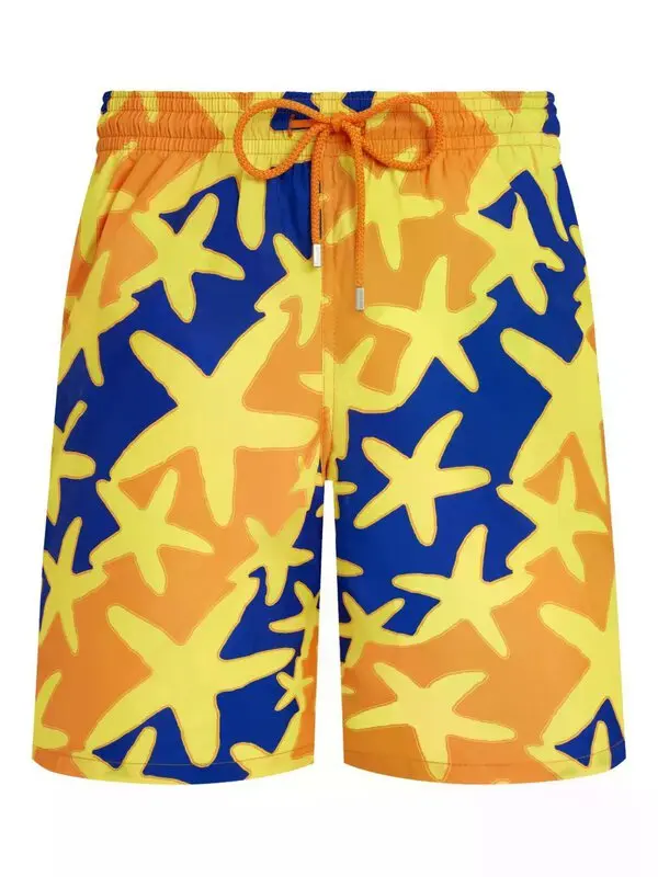 Vilebrequin Starfish Printed Swim Shorts - Orange