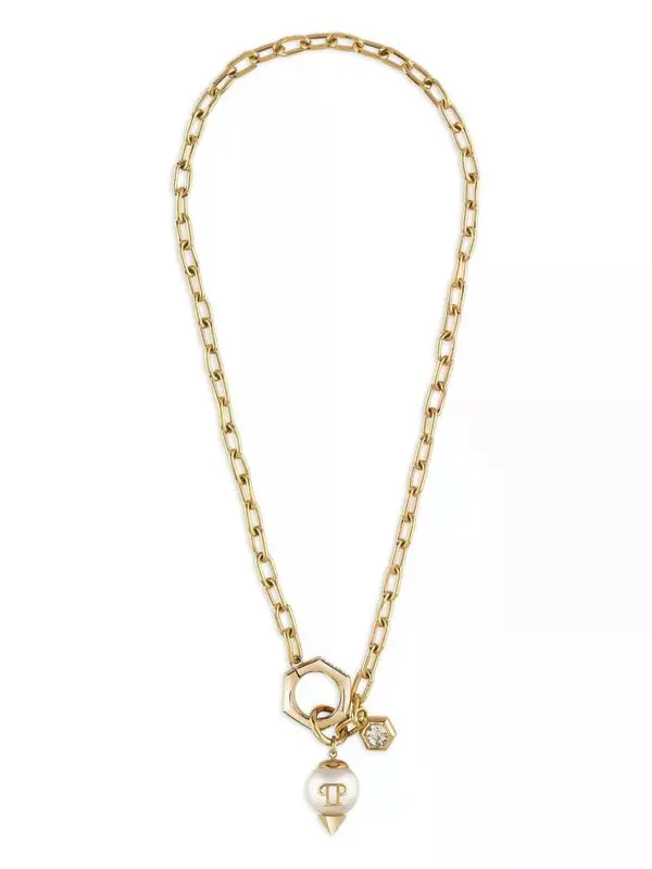 Philipp Plein Crystal-embellished Necklace - Gold