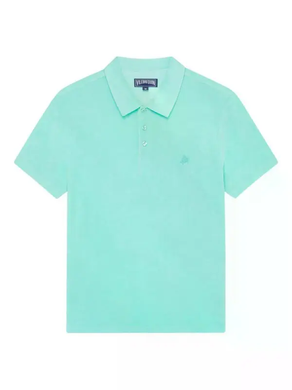 Vilebrequin Turtle-embroidered Polo Shirt - Blue