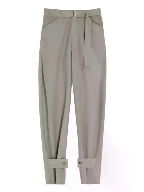 LEMAIRE Belted Button-tab Trousers