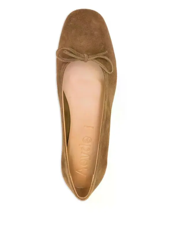 AeydĒ Bow-detailing Ballerina Flats