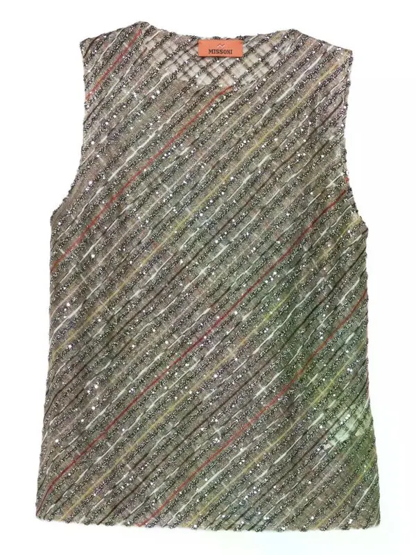 Missoni Sequin Striped Top