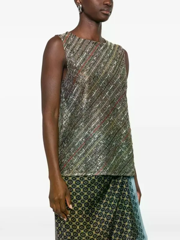 Missoni Sequin Striped Top