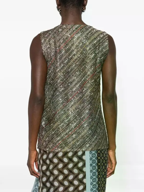Missoni Sequin Striped Top