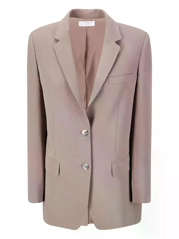 Alberto Biani Button Blazer - Brown