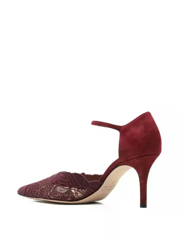 ARTEANA Lace Ankle-strap Pumps