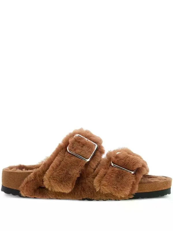 BIRKENSTOCK Arizona Buckle Sandals - Brown