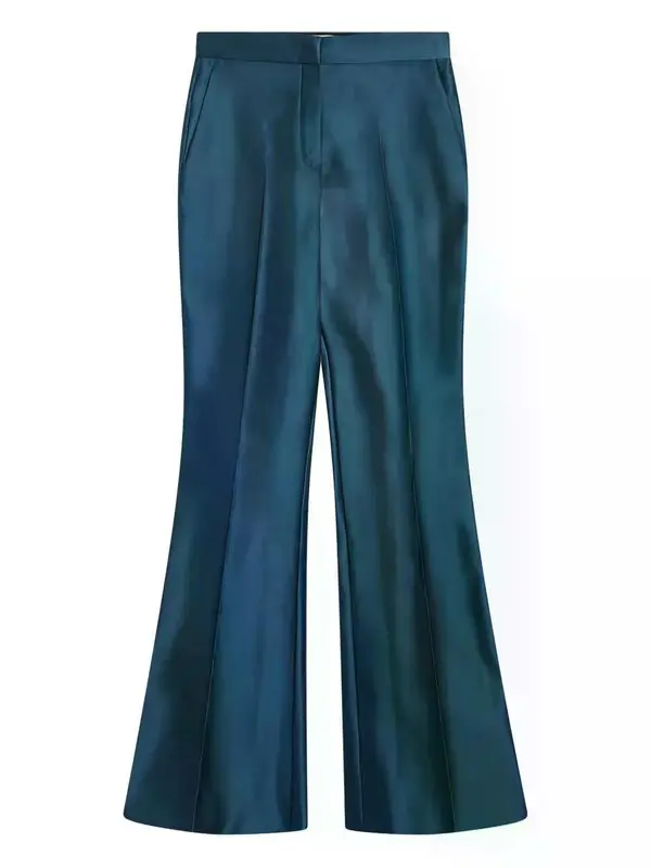 Fendi Duchess-satin Flared Trousers