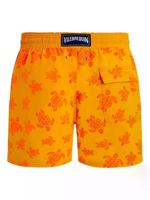 Vilebrequin Turtle-print Drawstring Swim Shorts