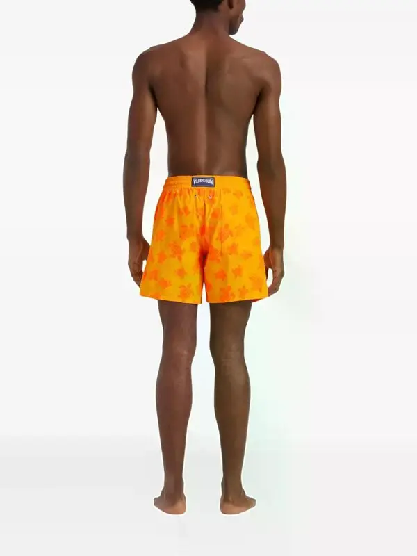 Vilebrequin Turtle-print Drawstring Swim Shorts