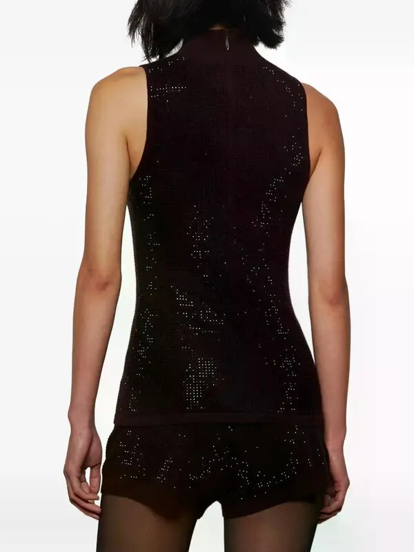 David Koma Rhinestone-embellished Top