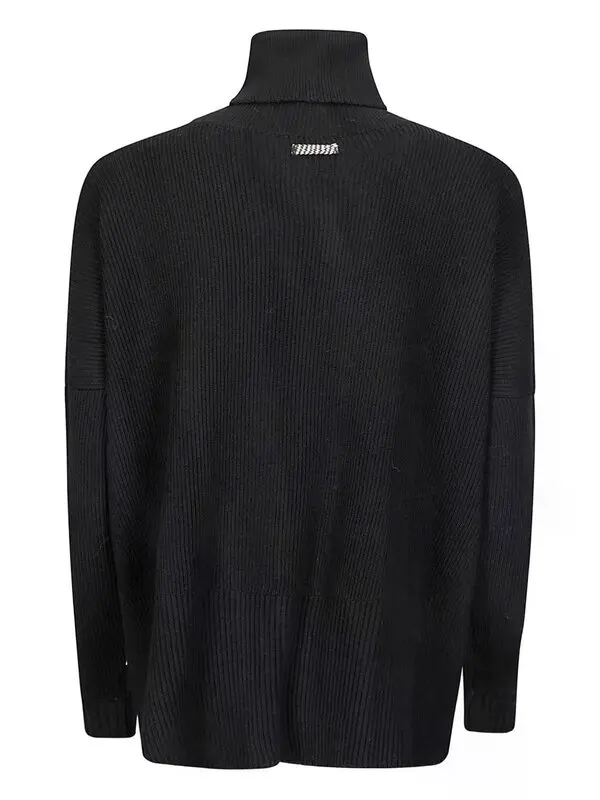 ARCHIVIO B Ribbed Knit Turtleneck Sweater