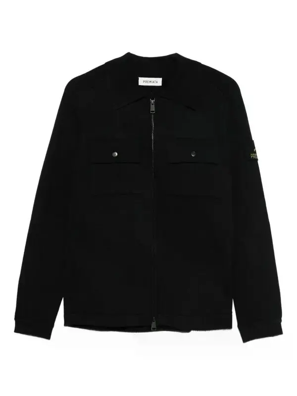 Premiata Zip-up Pocketed Cardigan