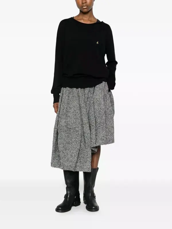 VIVIENNE WESTWOOD Orb-embroidered Wool Top
