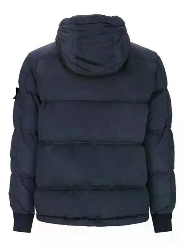 Stone Island Hooded Puffer Jacket - Blue