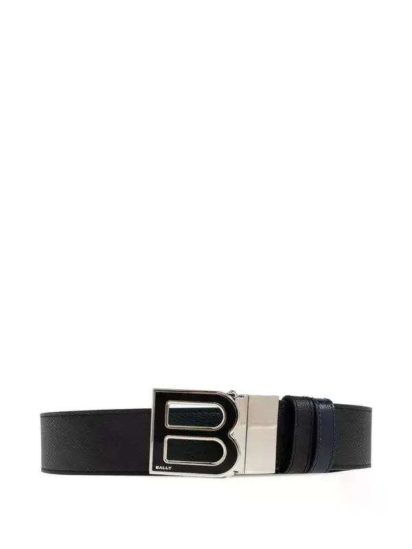 Bally Logo Buckle Belt - Black