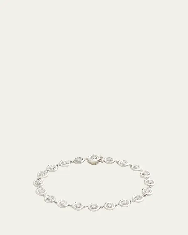 Jamie Wolf 18k White Gold Diamond Link Bracelet