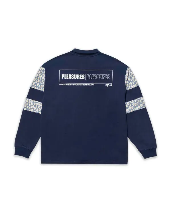 PLEASURES Sounds Rugby Polo Shirt