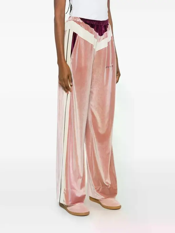 Palm Angels Stripe-detail Chenille Track Pants