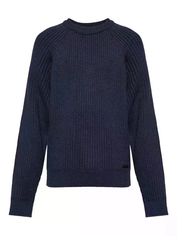Dsquared2 Ribbed Crewneck Sweater - Blue