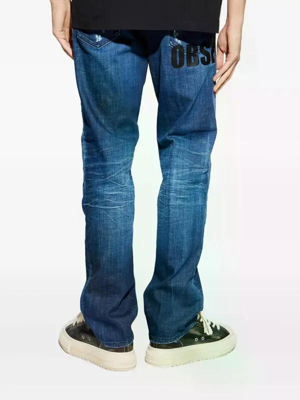 Dsquared2 Distressed Logo Jeans