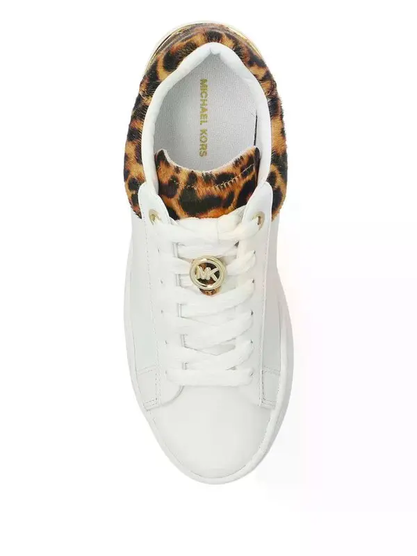 Michael Kors Textured Leopard Sneakers