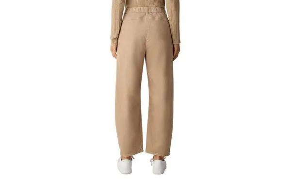 Eileen Fisher Ankle Barrel Pants - Biscuit