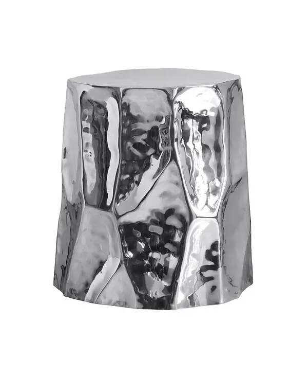 TOV FURNITURE Forma Chrome Side Table - Silver