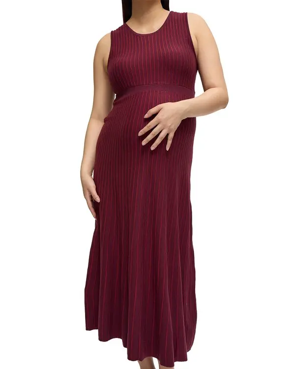 INGRID & ISABEL Striped Maternity Sweater Dress