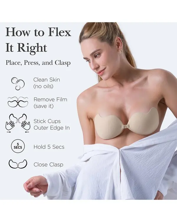 NIPPIES Flex Bra - Crème