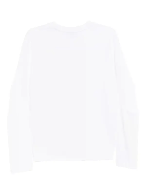 Tibi Long Sleeve Crewneck T-shirt