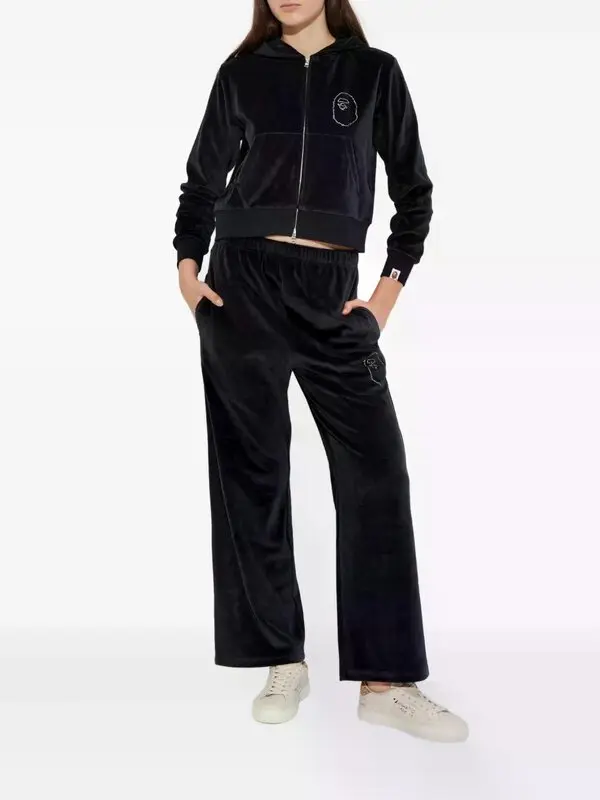 A BATHING APE Rhinestone-embellished Trousers
