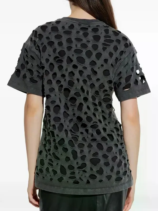 AVAVAV Distressed Short-sleeve T-shirt - Grey