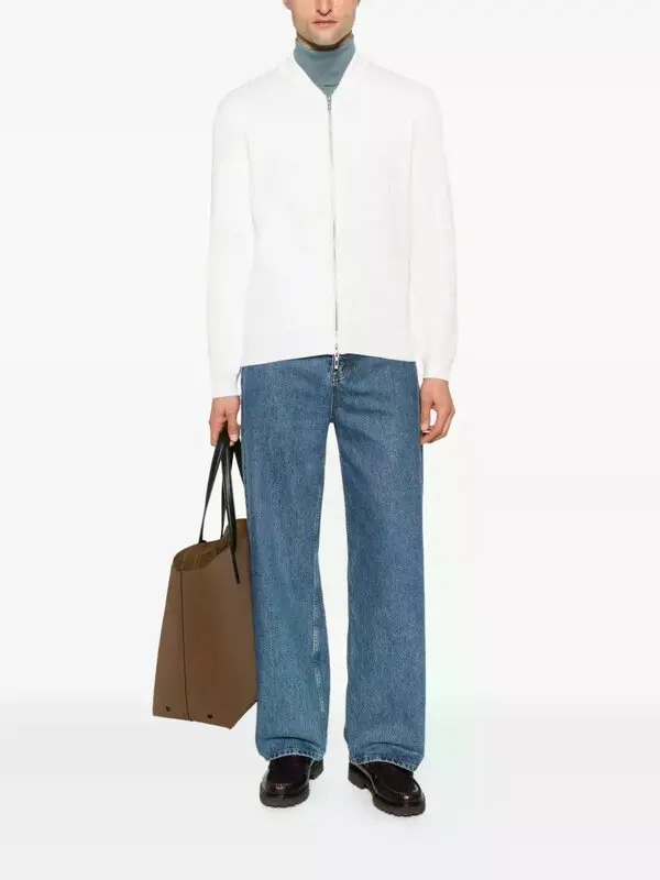 ANTONY MORATO Zip-up Ribbed Cardigan