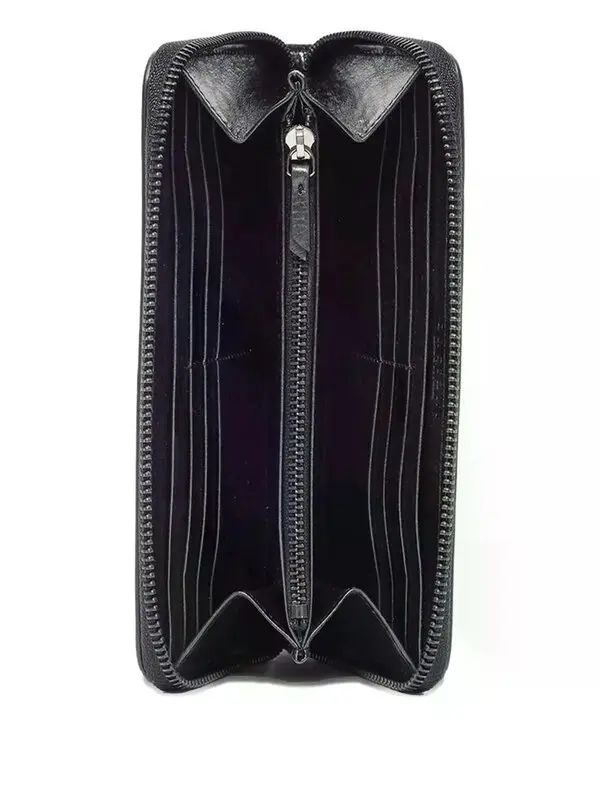 ORTIGNI Gotham Zipped Leather Wallet