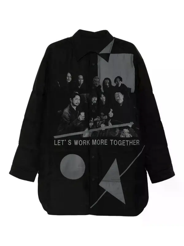 Yohji Yamamoto Graphic Padded Jacket