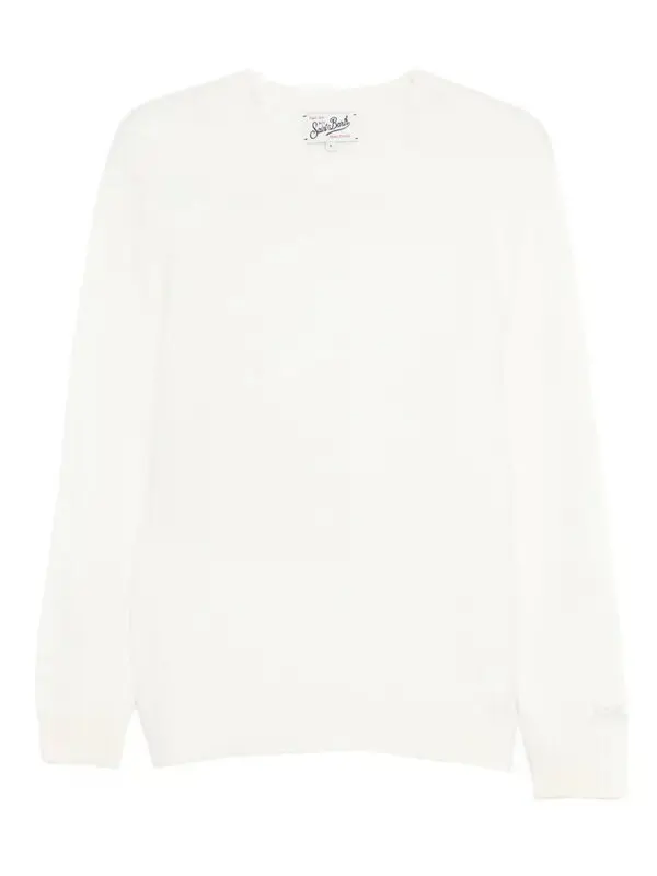 MC2 SAINT BARTH Regent Crew-neck Sweater - White