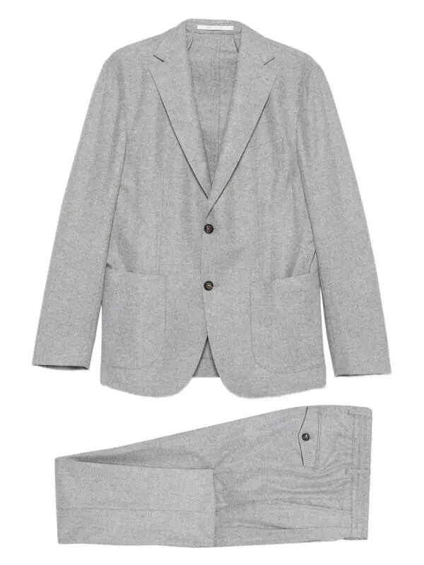 Eleventy Pleated-pocket Suit