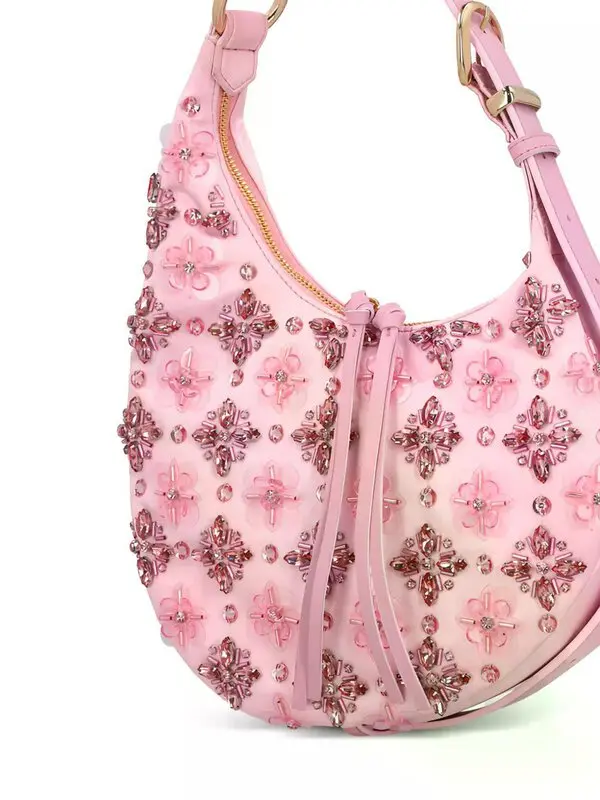 DES_PHEMMES Floral-embellished Shoulder Bag
