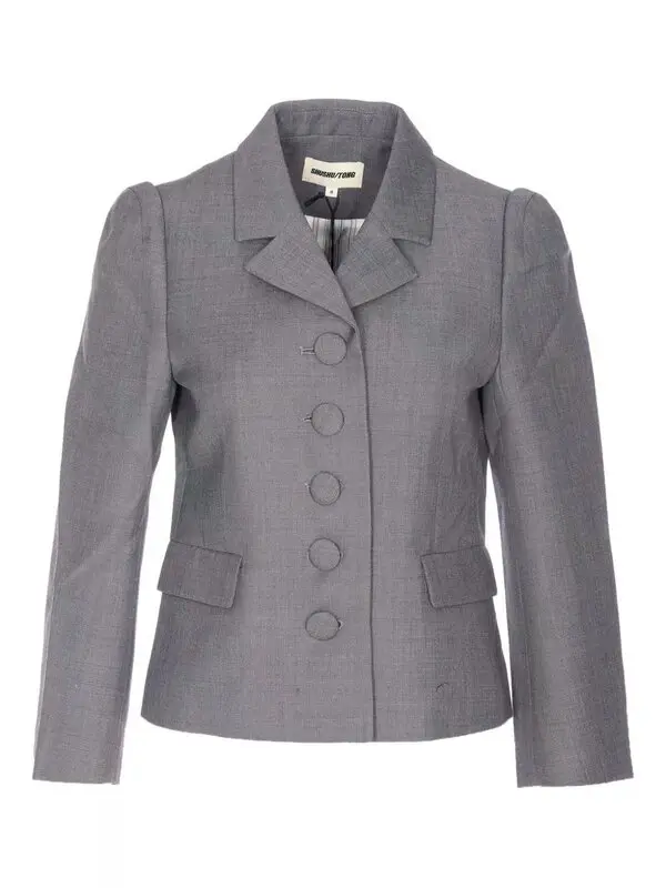SHUSHU/TONG Lapel Button Jacket