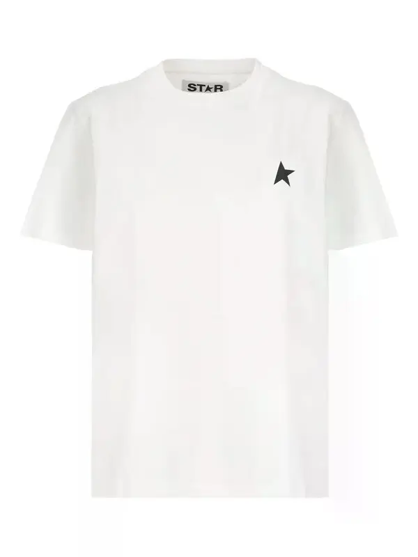 GOLDEN GOOSE Crew-neck Cotton T-shirt - White