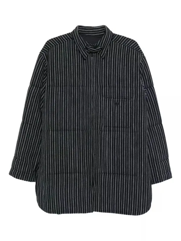 Yohji Yamamoto Stripe-printed Coat