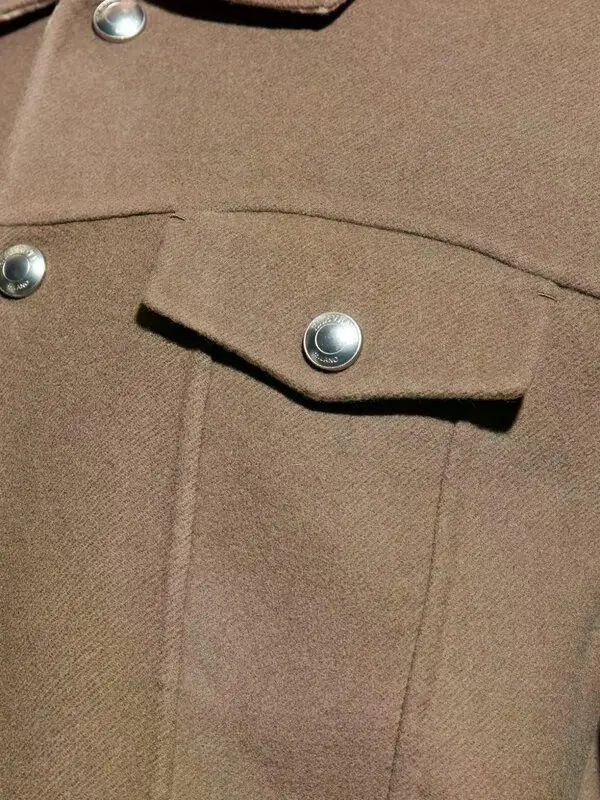 Eleventy Buttoned Wool Jacket