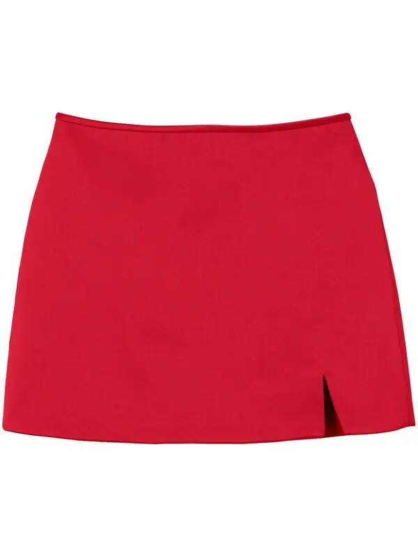 Marc Jacobs Duchess Satin Mini Skirt - Red